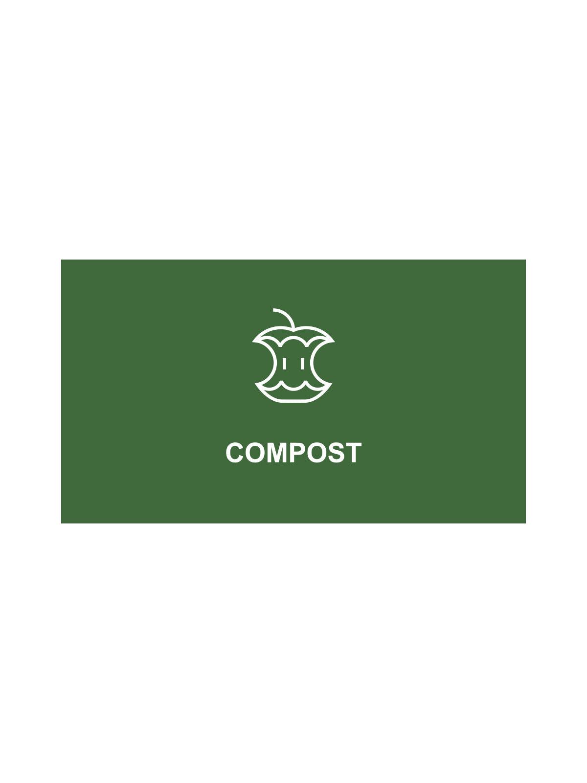 SPECTRUM - Ellipse Double Sign - Compost - Green-White – Busch Systems ...