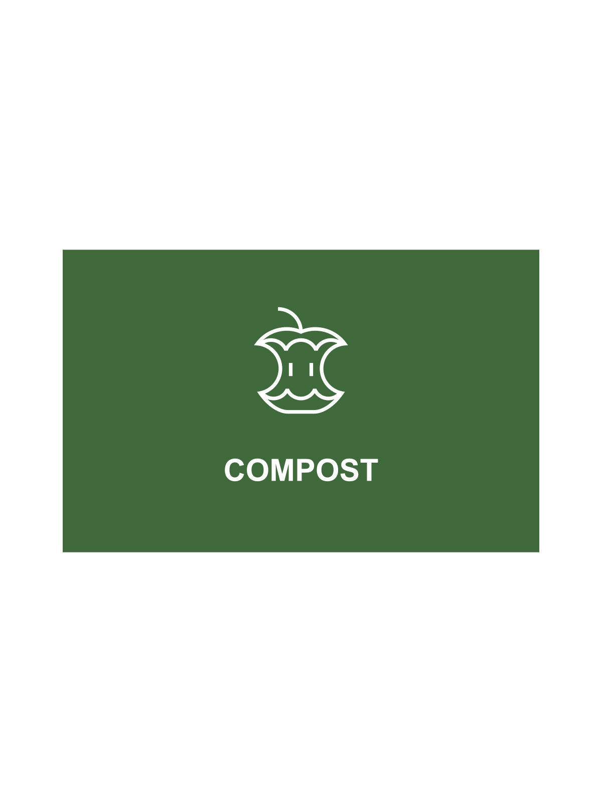 SPECTRUM - Ellipse Single Sign - Compost - Green-White – Busch Systems ...